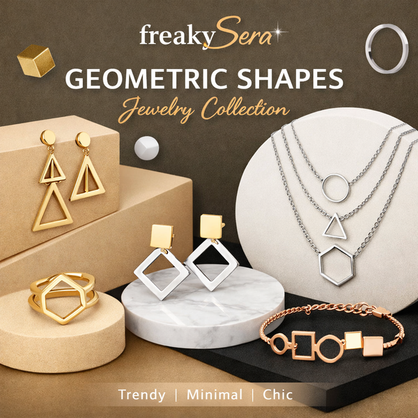 Geometric Shapes Jewelry Collection for Women | freakySera